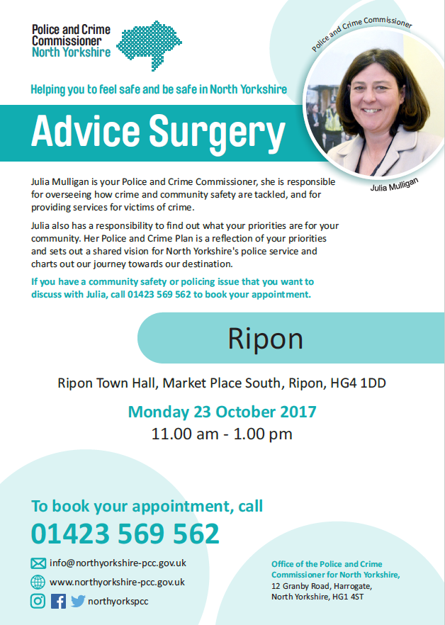 Ripon surgery - Police, Fire and Crime Commissioner North Yorkshire