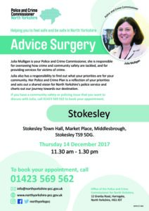 Please print out and pin up this poster to promote the advice surgeries ...