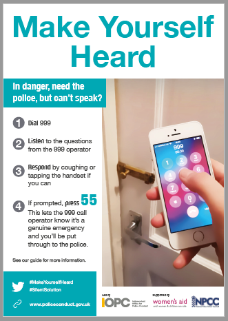 ‘Make Yourself Heard’ campaign raising awareness of silent 999 system ...