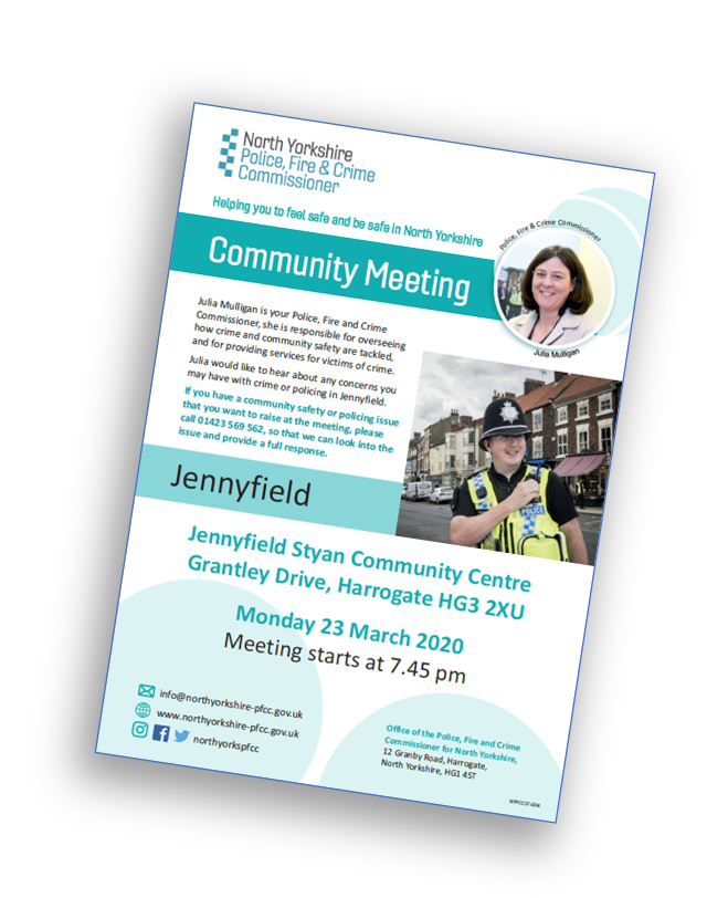 Jennyfield - Community meeting - poster web 3 - Police, Fire and Crime ...