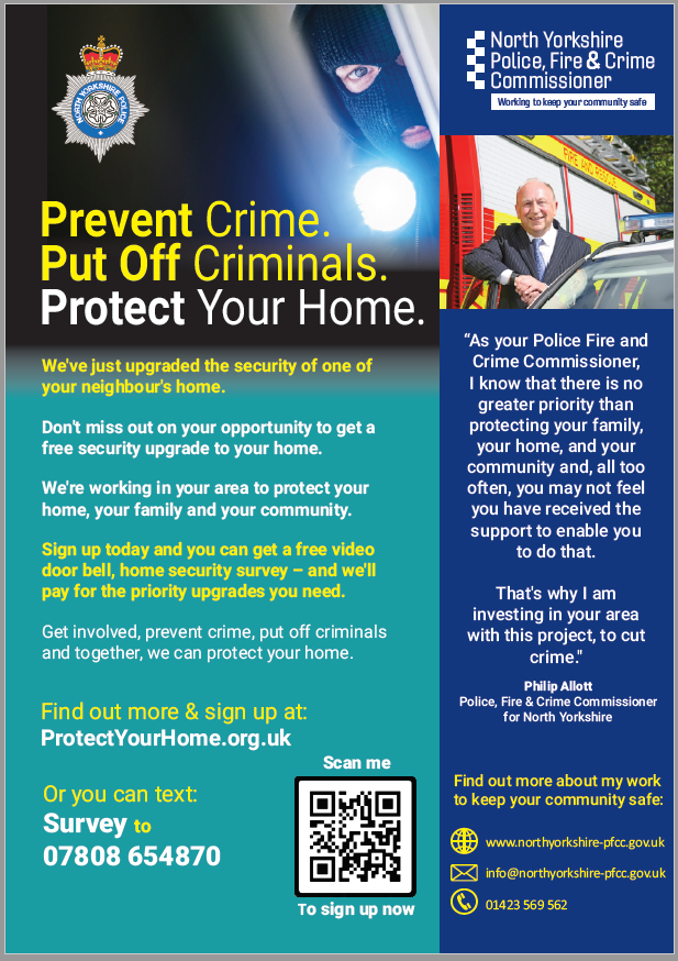Leaflet - Neighbours - Police, Fire and Crime Commissioner North Yorkshire