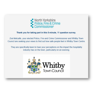 Whitby survey - Police, Fire and Crime Commissioner North Yorkshire